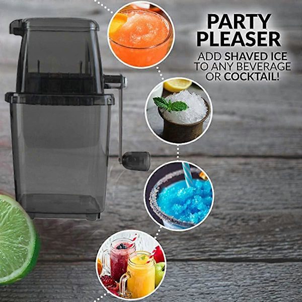 Manuell ismaskin, roterande ismaskin, smoothie-maskin, isdryckshackare ...