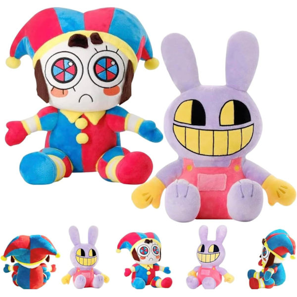 The Amazing Digital Circus Plyschleksak 2-pack, Pomni & Jax[ZHE] | Fyndiq