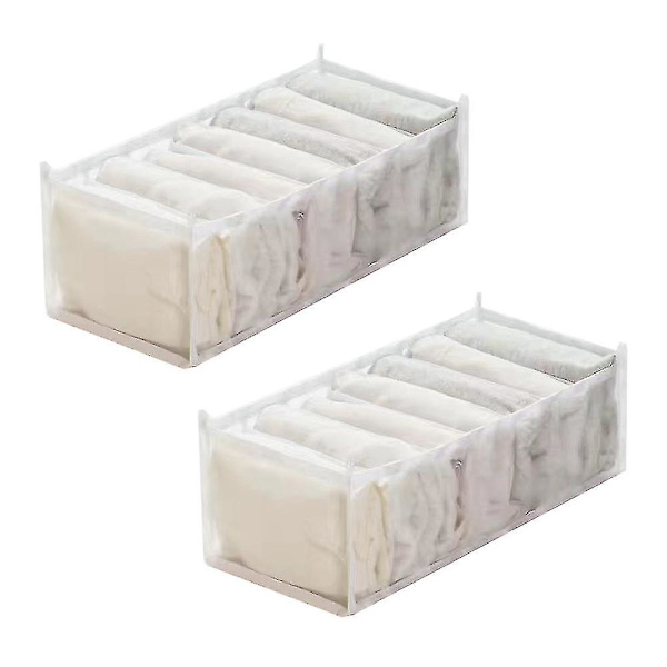 2 st Jeans Förvaringslåda Garderob Kläder Fack Lådor Låda Jeans ...