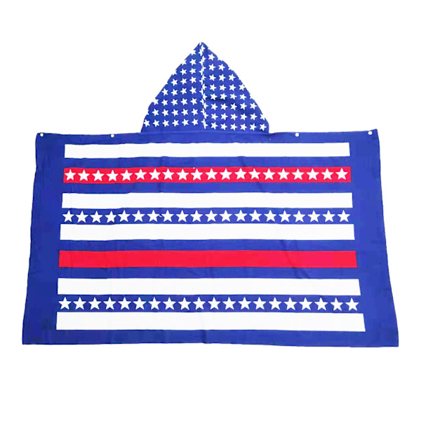 Pojkar Flickor Huvtröja Strand Badhandduk Barn 100% Bomull Badrock ...