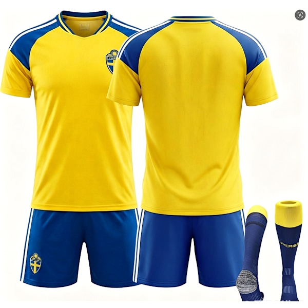 Sveriges herrlandslag i fotboll 2026 Barn-/Vuxentröjor no number 18 ...