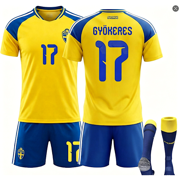 Sveriges herrlandslag i fotboll 2026 Barn-/Vuxentröjor no17 18 | Fyndiq