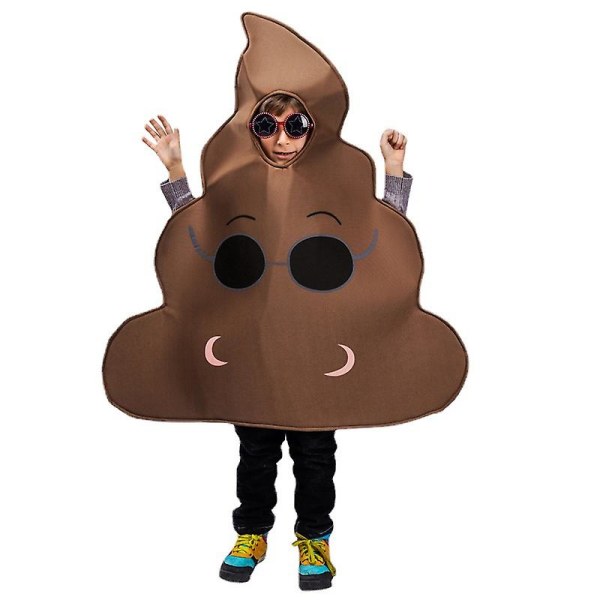 Halloween Barn Rolig Söt Bajs Dräkt Små Barn Parodi Emoji Bajs Cosplay ... Halloween Barn Rolig Söt Bajs Dräkt Små Barn Parodi Emoji Bajs Cosplay ...