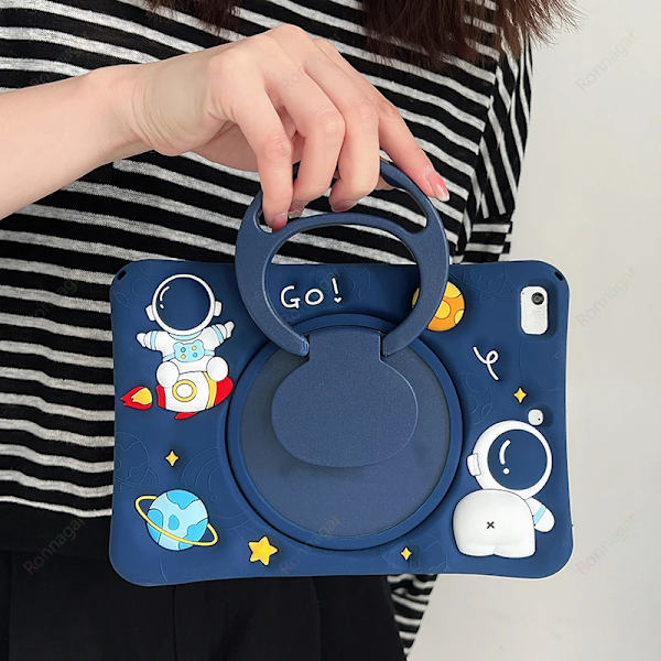 3D Cute Pig Tablet Case för IPad Mini 2 3 4 5 6 9.7 7:e 8:e 9:e 10,2 10 ...