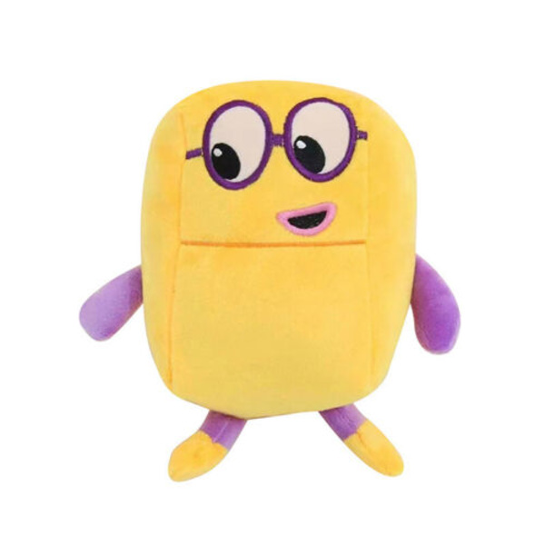 Numberblocks Plysch Doll Toy Gift Educational Premium Stuffed Yellow ...