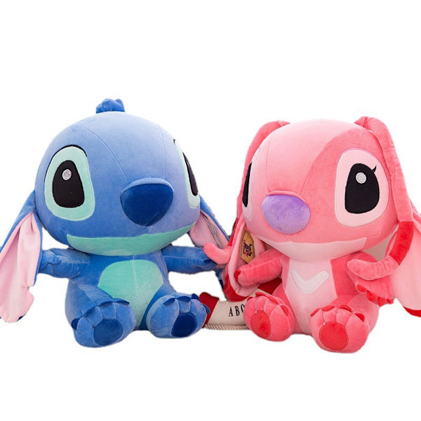 Stitch och Angie par plysch docka stor storlek Blue 35cm | Fyndiq