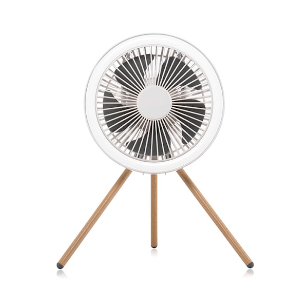 Fläkt för Camping / Husvagn med Avtagbart Stativ i Trä 1-Pack | Fyndiq