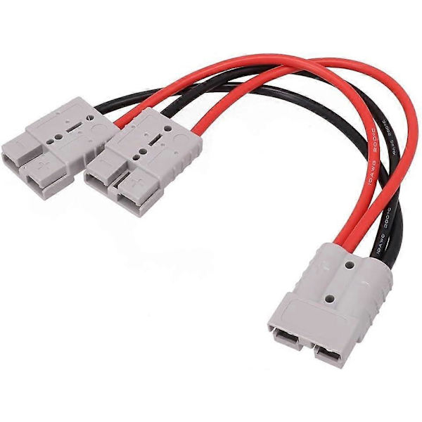 Batterikontakt 120A Snabbkopplingskabel För Anderson-kontakt Till Dubbel Y-adapter 50 cm | Fyndiq
