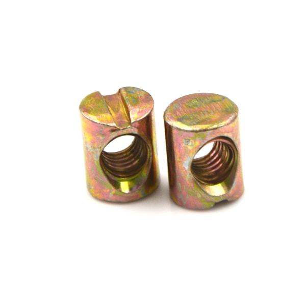 10st M6 fatbultar Mutter Cross Dowel slitsad möbelmutter | Fyndiq