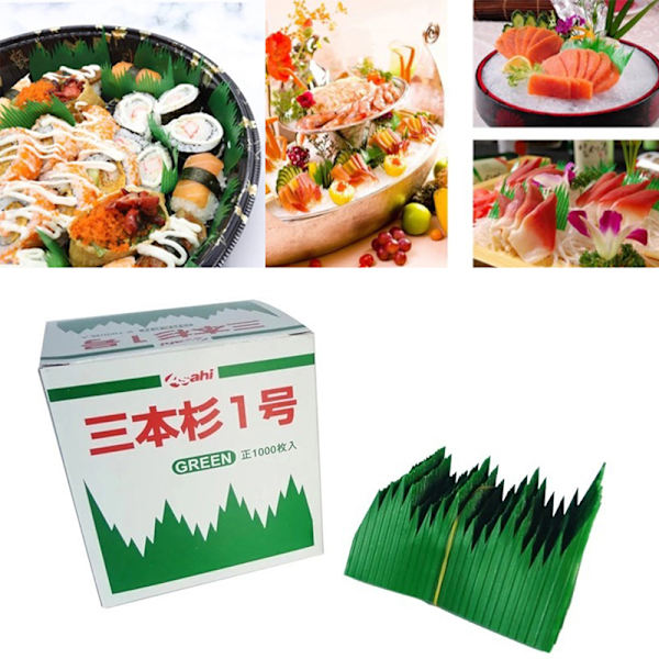 1000 st/kartong Japan Bento Baran - Sushi Grass Gör det själv Bento ...