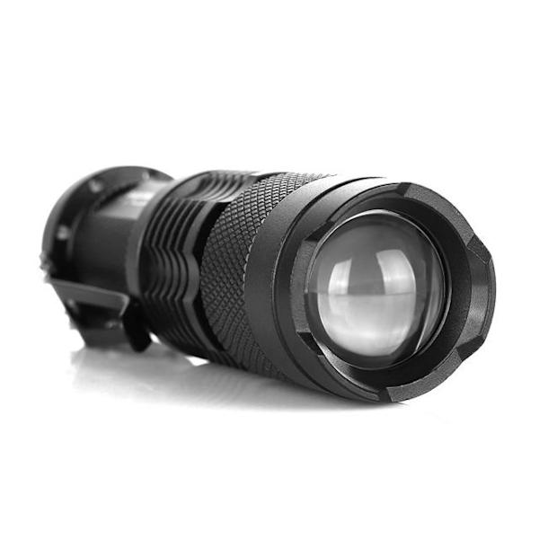 Led ficklampa 3W XP-E Q5 led 300 Lumen + Zoom | Fyndiq