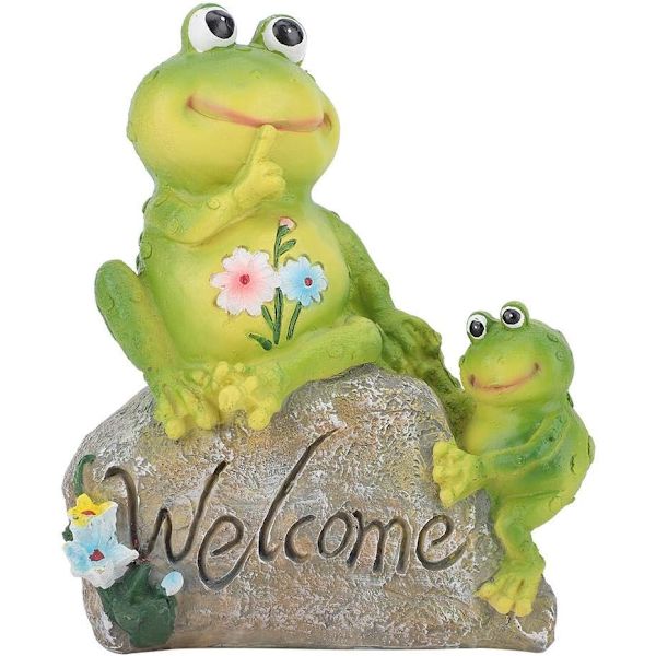 Trädgårdsgroda Simulering Djur Statyer Harts Djur Dekoration Si | Fyndiq