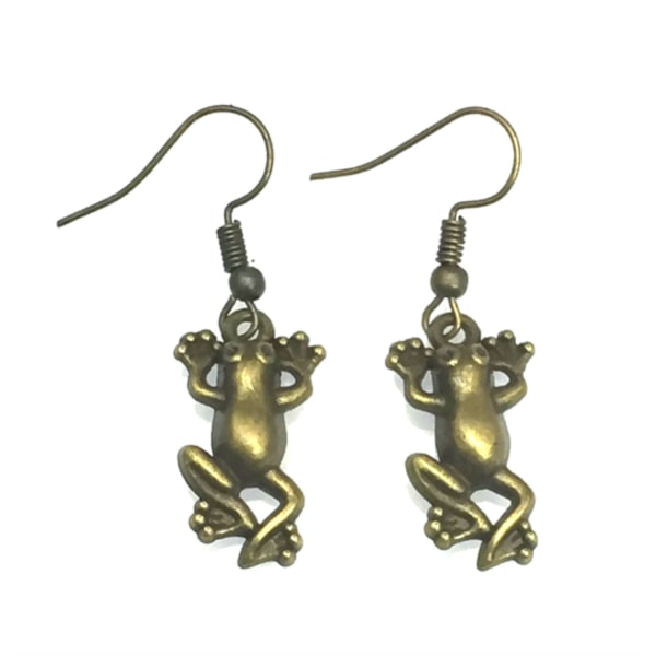 Örhängen Groda Symbol Grodor Brons Djur Bronze | Bronze | Fyndiq
