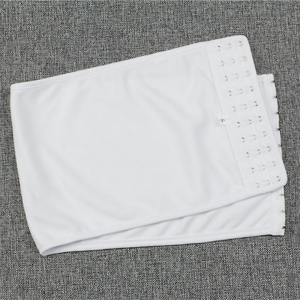 Women Hot Breathable Strapless Chest Breast Binder Trans Cosplay White ...