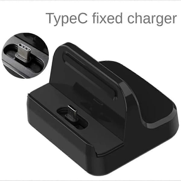 Type-C Charging Dock, PD & QC3.0 Fast Charging Stand, Universal Desktop ...