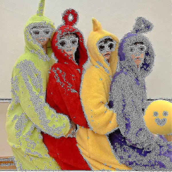 Unisex Teletubbies -asu Disi Onesies Lala Cosplay -pyjamat Aikuisten ...
