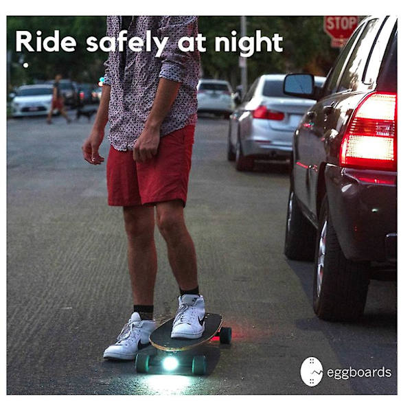 Led Skateboard Lights Underglow - Longboard Lights USB Ladattava edessä ...
