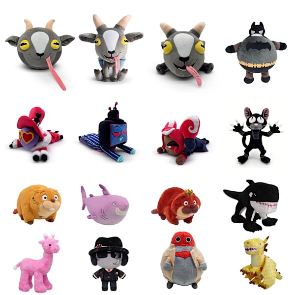 Plyschleksak Spelkaraktär Docka Fet Stil Söt Mjuk Uppstoppad Leksak ...