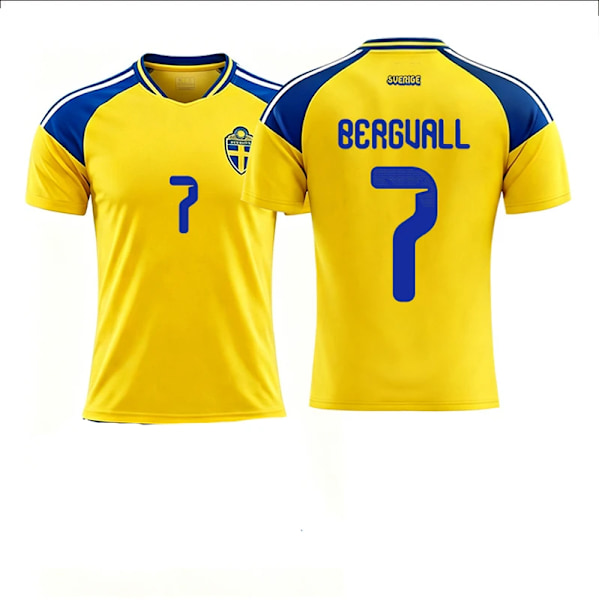VM 2026 Sverige Hemmatröja – Landslagströja Fanversion S-XXXXL Nr.7 ...