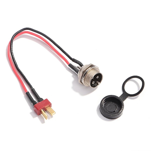 Laderport for elektrisk scooter Kugoo M4 Pro og M4, T-hode laderport ...