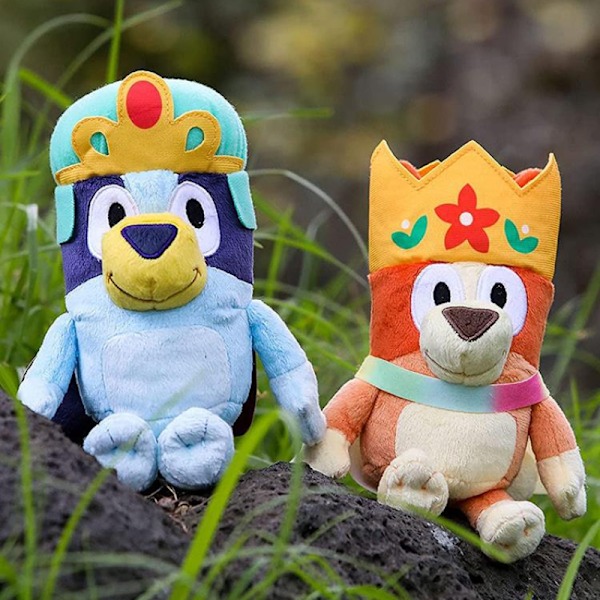Bluey and Bingo Dog Friends Plyschleksak Anime Perifer Doll Crown ...