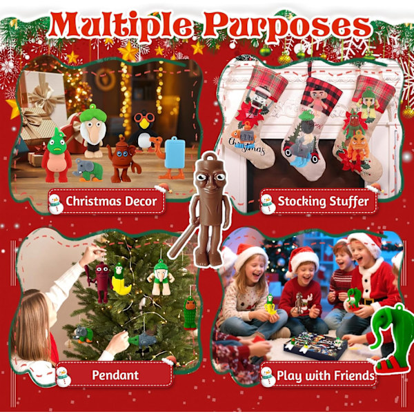 24-delers Brainrot italiensk adventskalender 2025, 24 dager. Morsomme ...