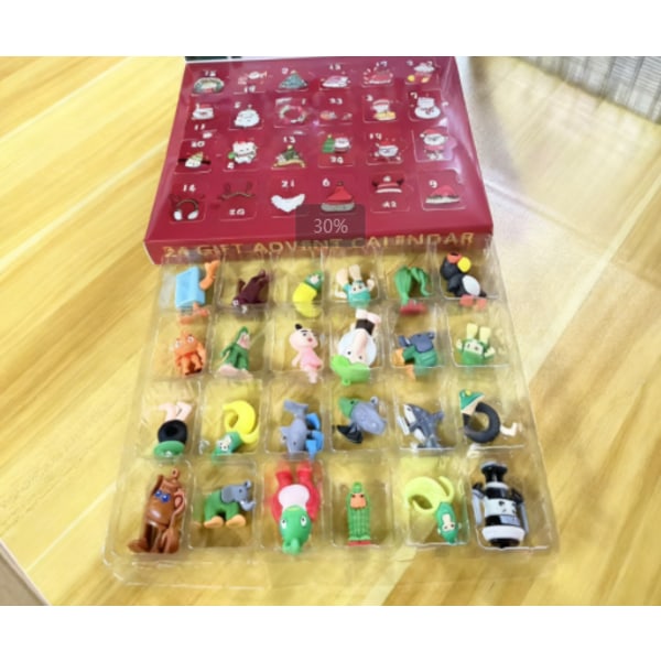 24 stk. Adventskalender i italiensk stil \"Brainrot Tralalero Tralala ...