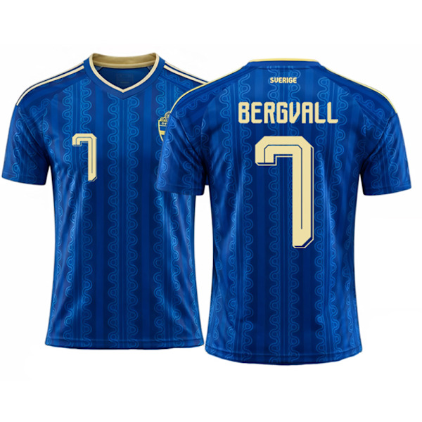 Sverige herrlandslagströja för VM 2026 bortaställ Utan nummer 2026 away ...