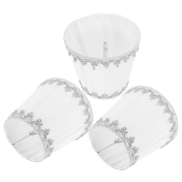 Modern 3-pack E14 Clip On Lampskärm Ljus Ljuskrona Hotell KTV Dekor ...