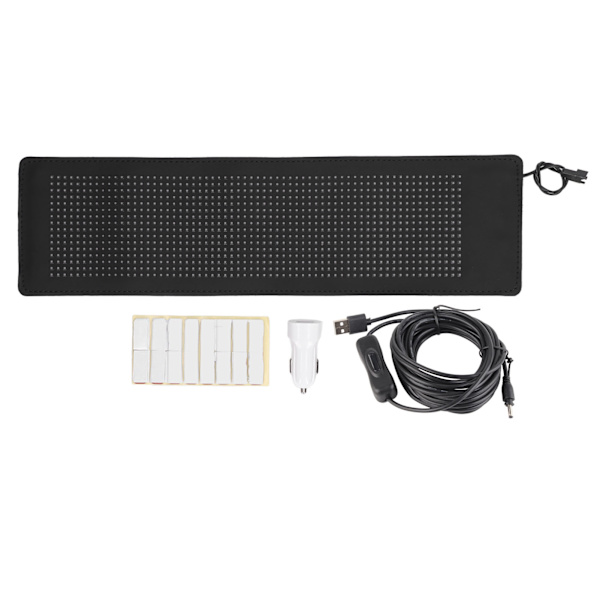 Flexibel LED Skylt USB 5V Bluetooth App Kontroll Anpassad Text Mönster Animation Programmerbar ...