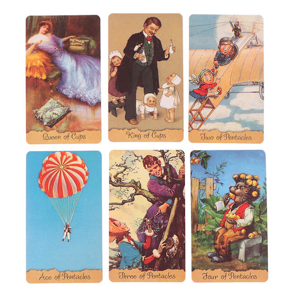 1Set Granny's Postcards Tarot English Version Guide Fortune Tel | Fyndiq