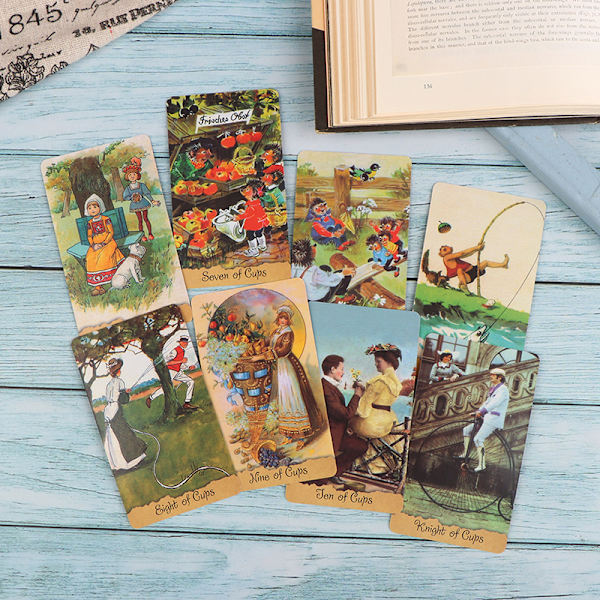 1Set Granny's Postcards Tarot English Version Guide Fortune Tel | Fyndiq