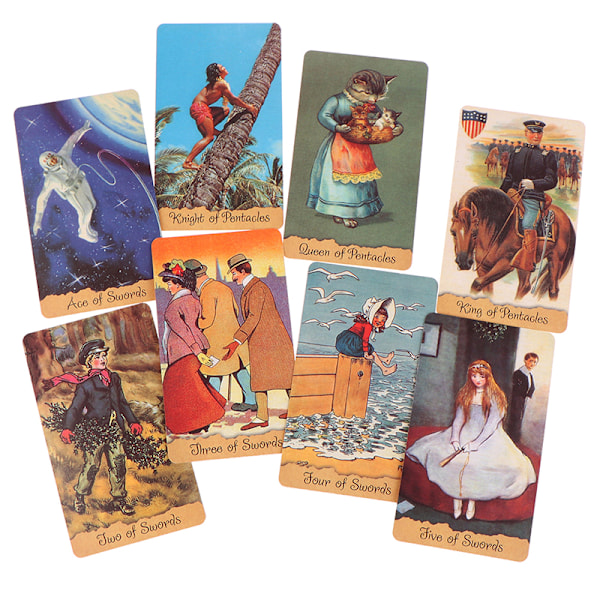 1Set Granny's Postcards Tarot English Version Guide Fortune Tel | Fyndiq