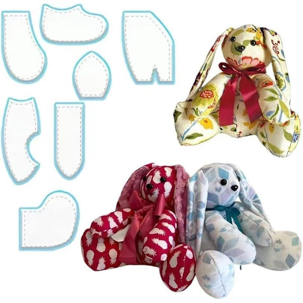 Minneskanin Mallmall Set, Påskkanin Sy Mönster, Minneskanin Sy Mönster ...