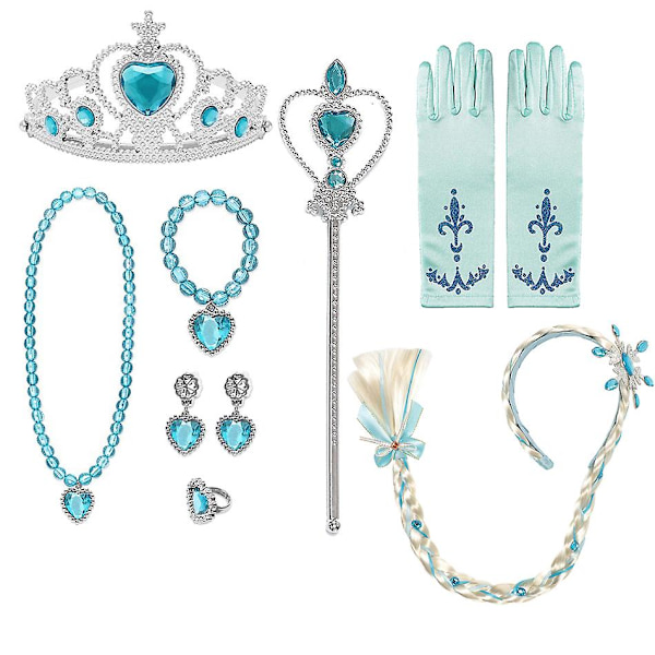 Paryk Cosplay Anna Elsa Anak Perempuan Putri Beku Disney paryk Merah ...