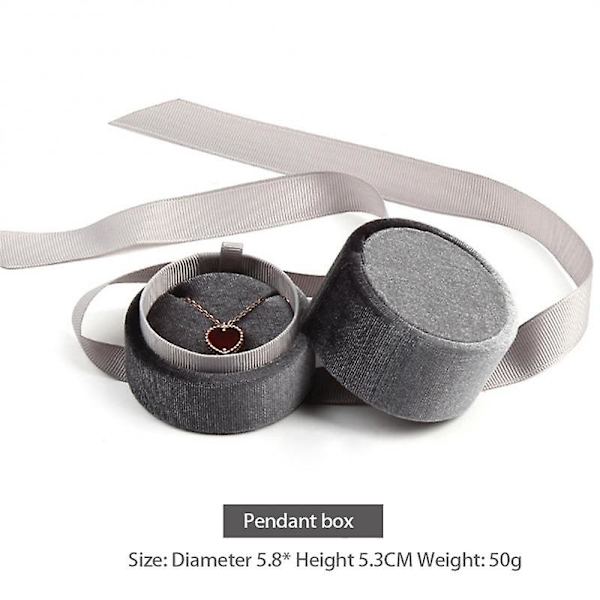 Uusi Sametti Rengaslaatikko Vintage-riipuskaulakoru Korujen ...