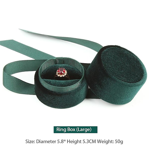 Uusi Sametti Rengaslaatikko Vintage-riipuskaulakoru Korujen ...