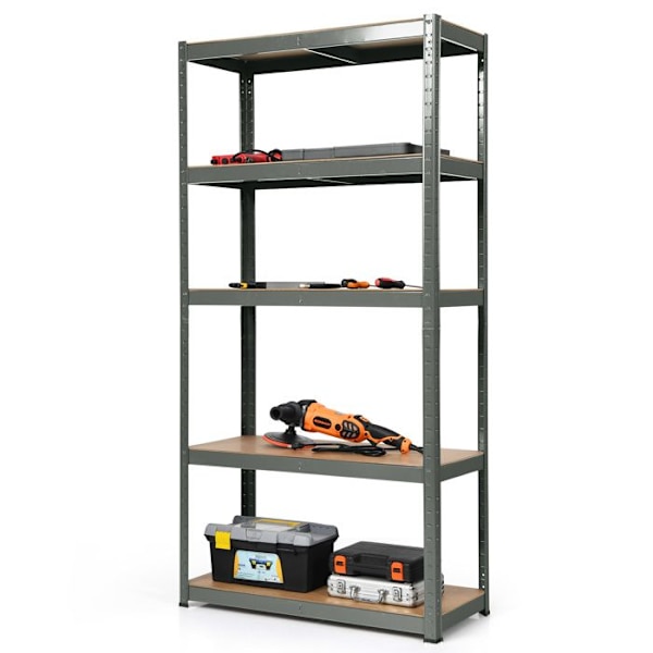 COSTWAY Multi-Purpose Storage Unit Last 875 KG, 5 justerbara hyllor ...