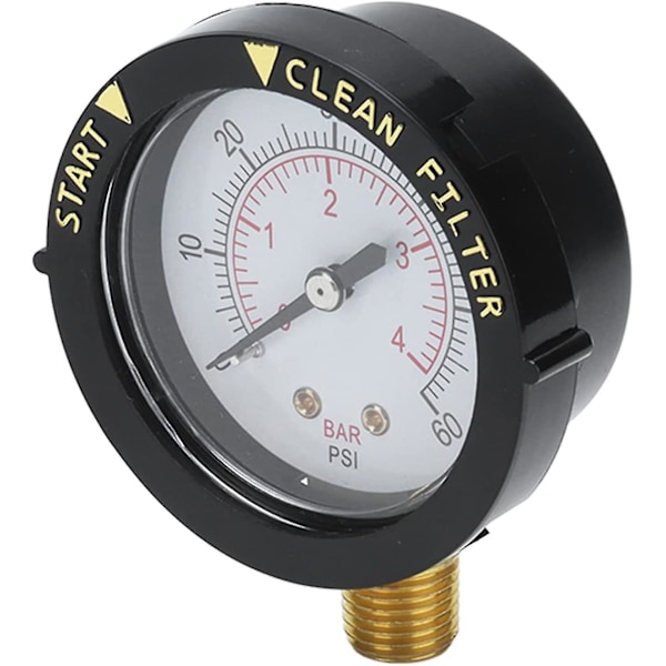 Manometer för simbassängstryck, lättanvänd sandcylindermanometer för ...