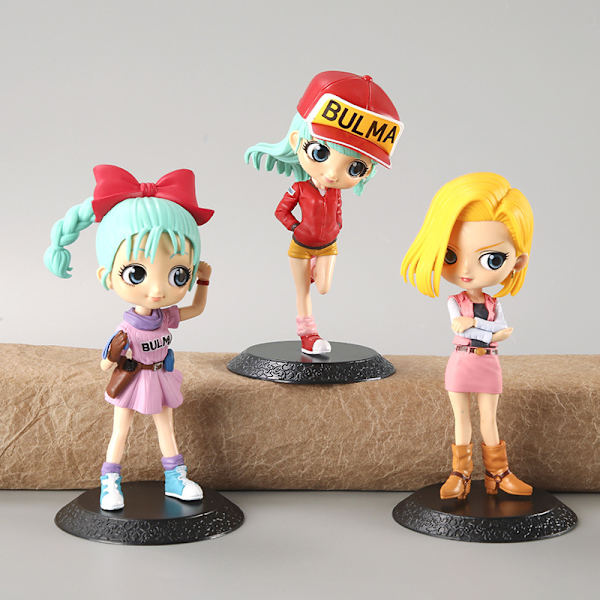 3 handgjorda modeller, tecknade tecknade leksaker, prydnader, tecknad ...