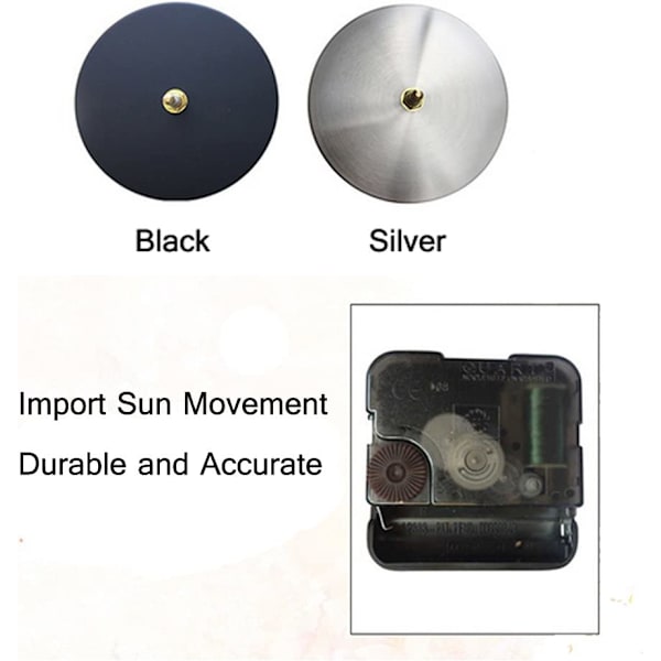 Kultainen DIY Suuri Seinäkello Roomalaiset Numerot Iso Kello 3D Tarrat ...