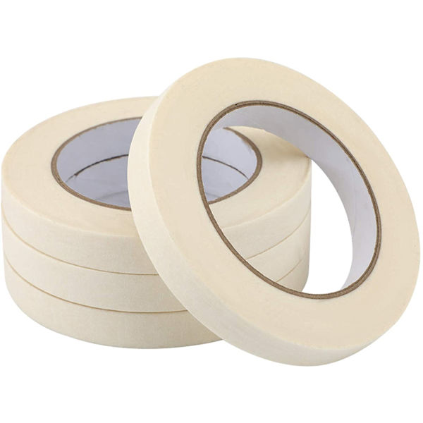 15mm x 50m 4 Rolls Artist Tape Vit Maskeringstejp Målare Tejp | Fyndiq