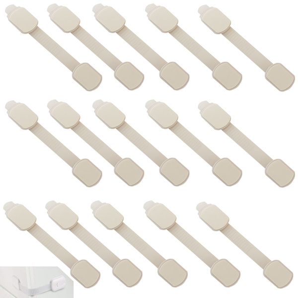 10-pack barnsäkra dina skåp utan klämda fingrar, Justerbar | Fyndiq