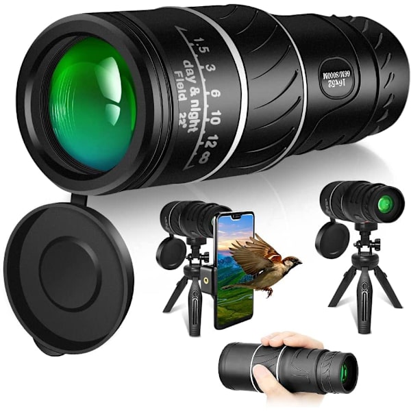 Högpresterande Mini Svart Teleskop Zoom Justerbar Optisk Monokula | Fyndiq