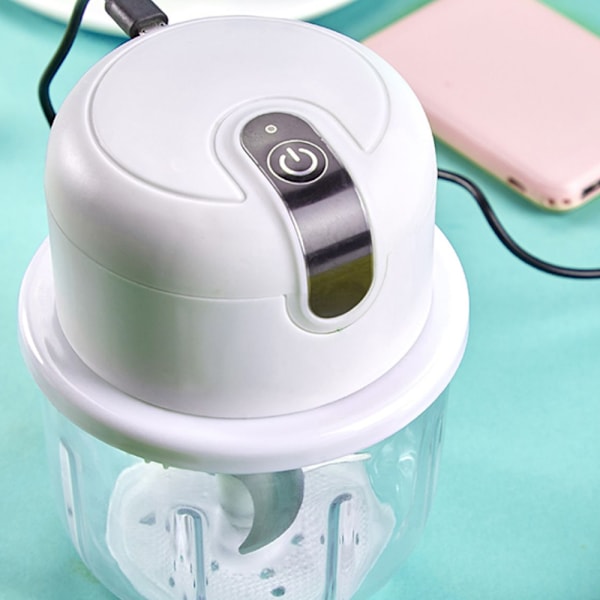 Elektrisk mini vitlökshackare - liten trådlös matberedare Por 72dd | Fyndiq