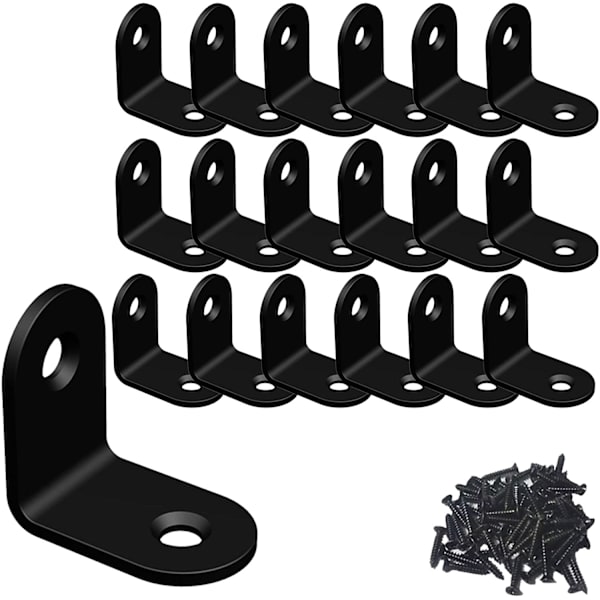 Stålbeslag, Heavy Duty Hjørnebeslag, L-Beslag, Hjørnebeslag | Fyndiq