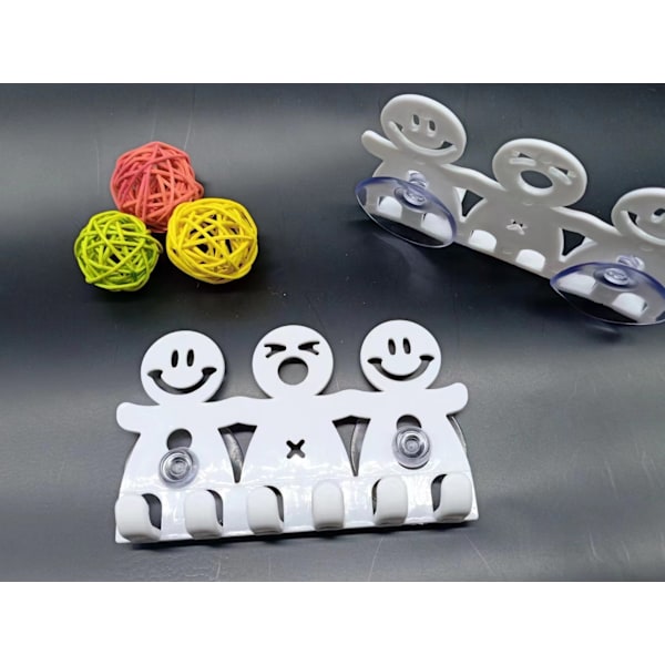 5 Yhdenkoon söpö hammasharjateline imukupilla seinäkiinnitykseen | Fyndiq