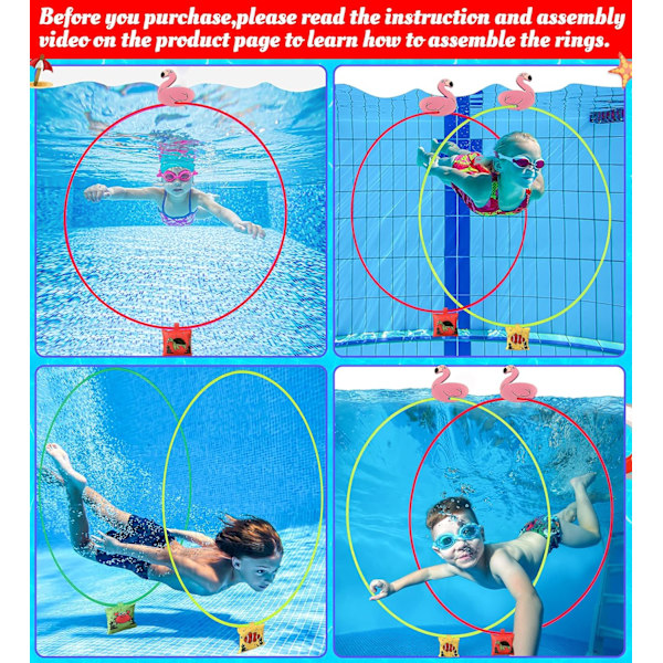 Uima-altaan sukelluslelut, sukellusrenkaat, sukellusrengas, sukelluslelut, uima-altaan lelut ...