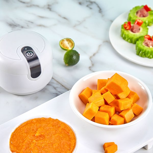 Elektrisk mini vitlökshackare - liten trådlös matberedare Por 72dd | Fyndiq