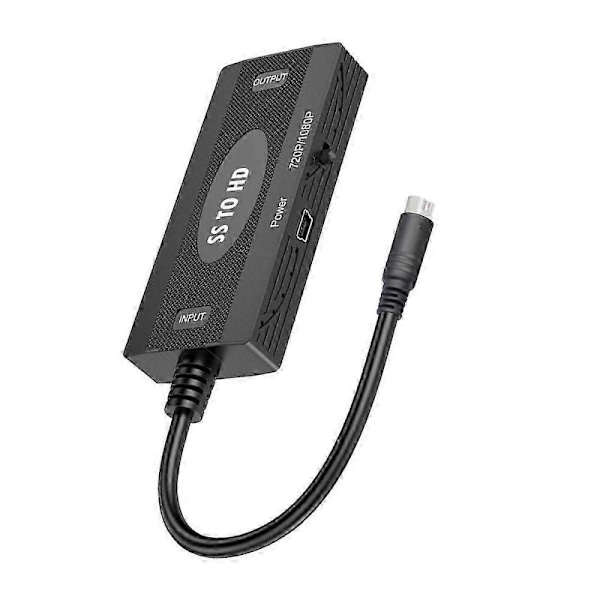 SS till HDMI-kompatibel omvandlare för Sega Saturn-konsoler TV-adapter ...